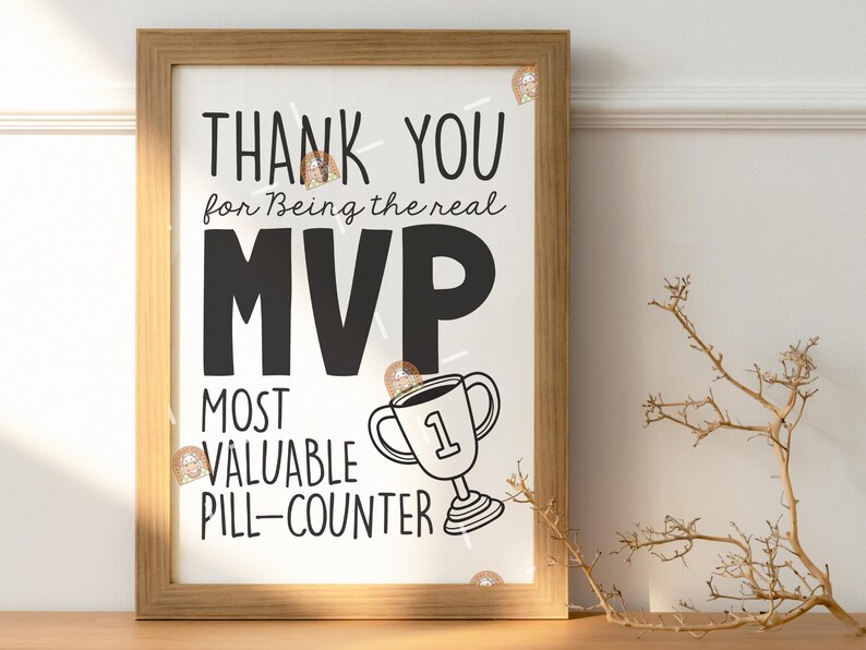 Pharmacy Technician Day Gift Printable, American Pharmacists Month Sign ...