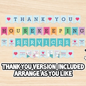 Housekeeping Week Banner Printable, Housekeeping Services Week Banner ...