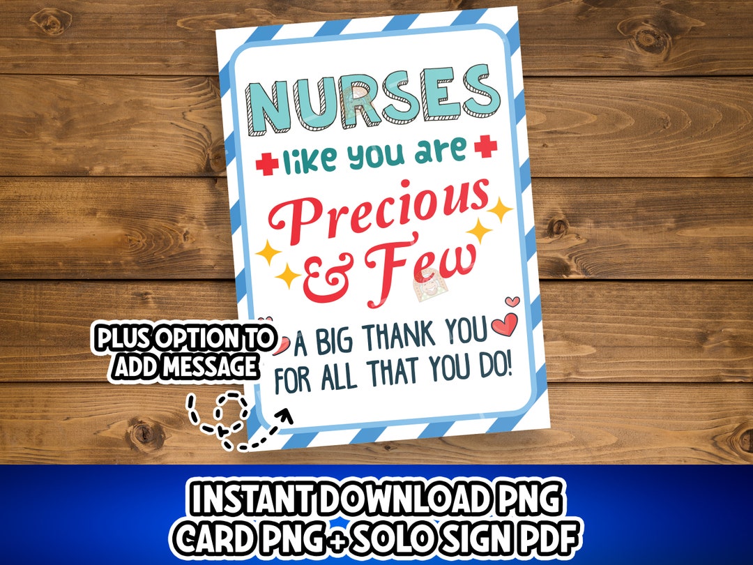 Happy Nurses Week Card, Printable National Nurses Week Card, Nurse ...