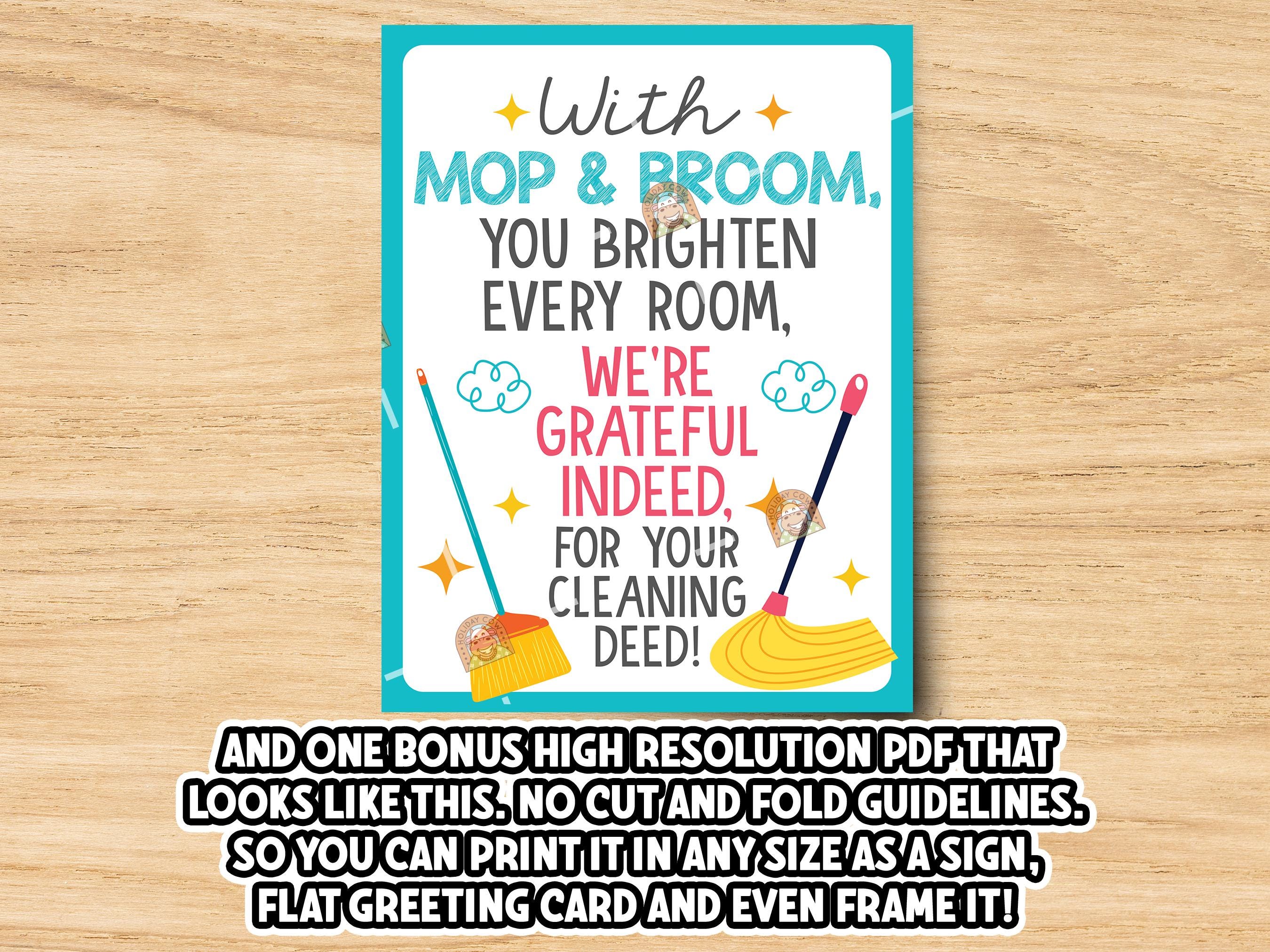 Custodian Gift Printable, Custodian Appreciation Sign, Thank You ...