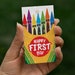 Happy First Day of School Crayon Gift Tags, Back to School Student Gift ...