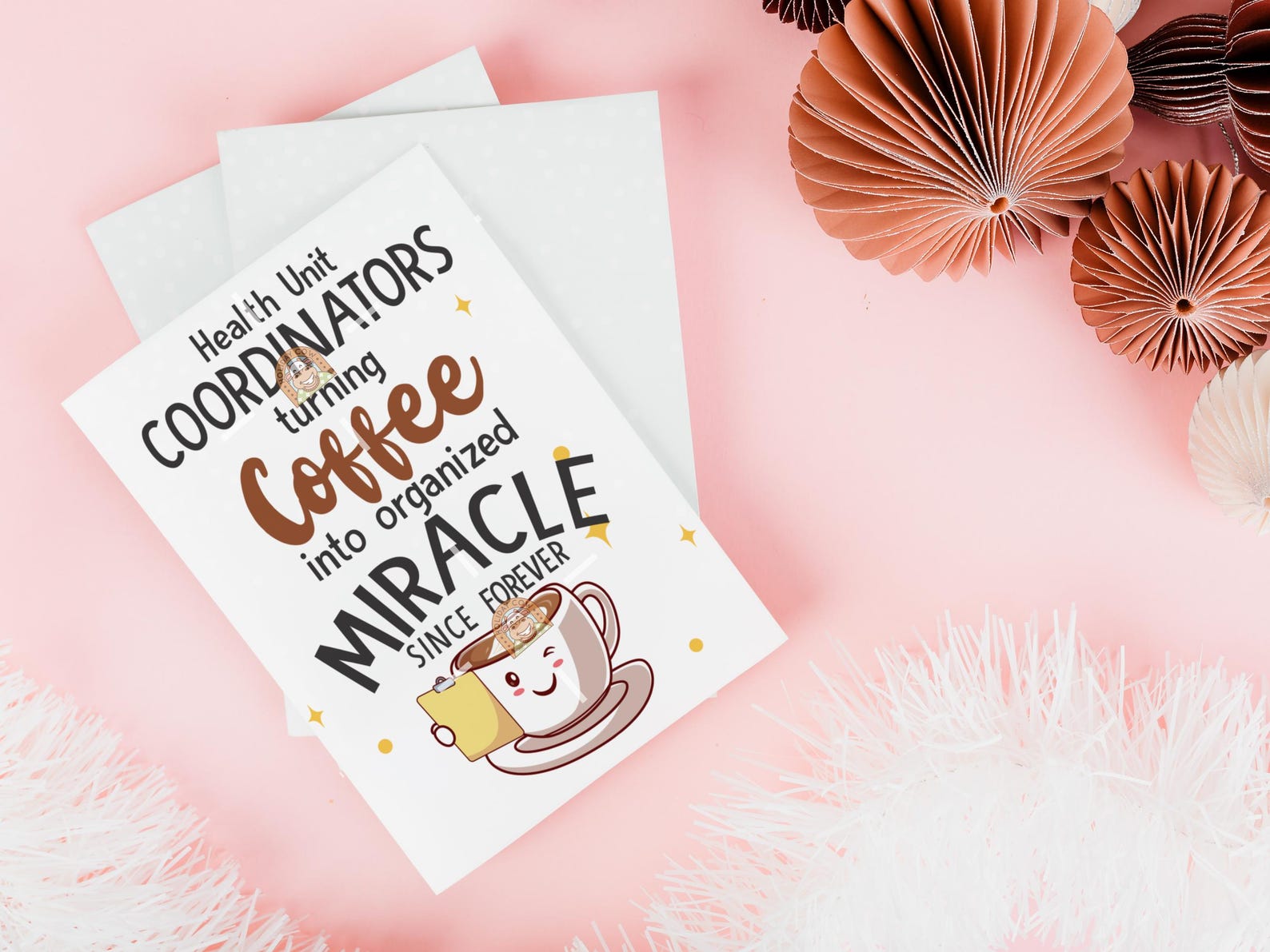 Health Unit Coordinator Week Card Printable, Coffee HUC Week Gift, HUC ...