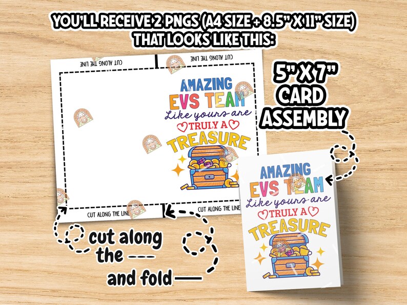 EVS Team Gift, EVS Week Card Printable, National Healthcare ...