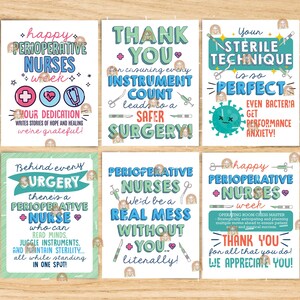 Perioperative Nurses Week Signs Printable, Operating Room Nurse Week ...