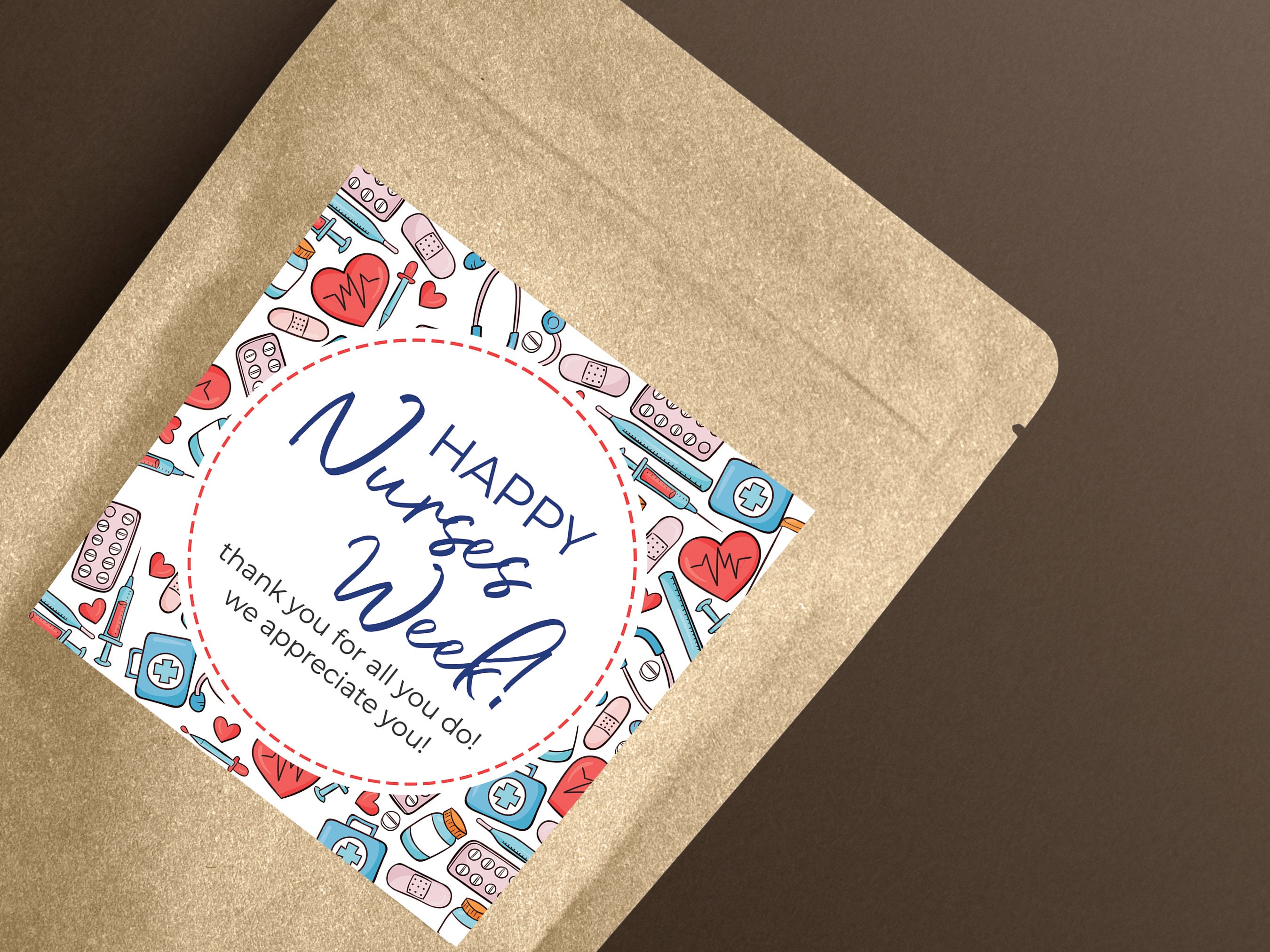 Nurses Week Tag, Printable National Nurses Week Tag, Nurses Week Gift ...