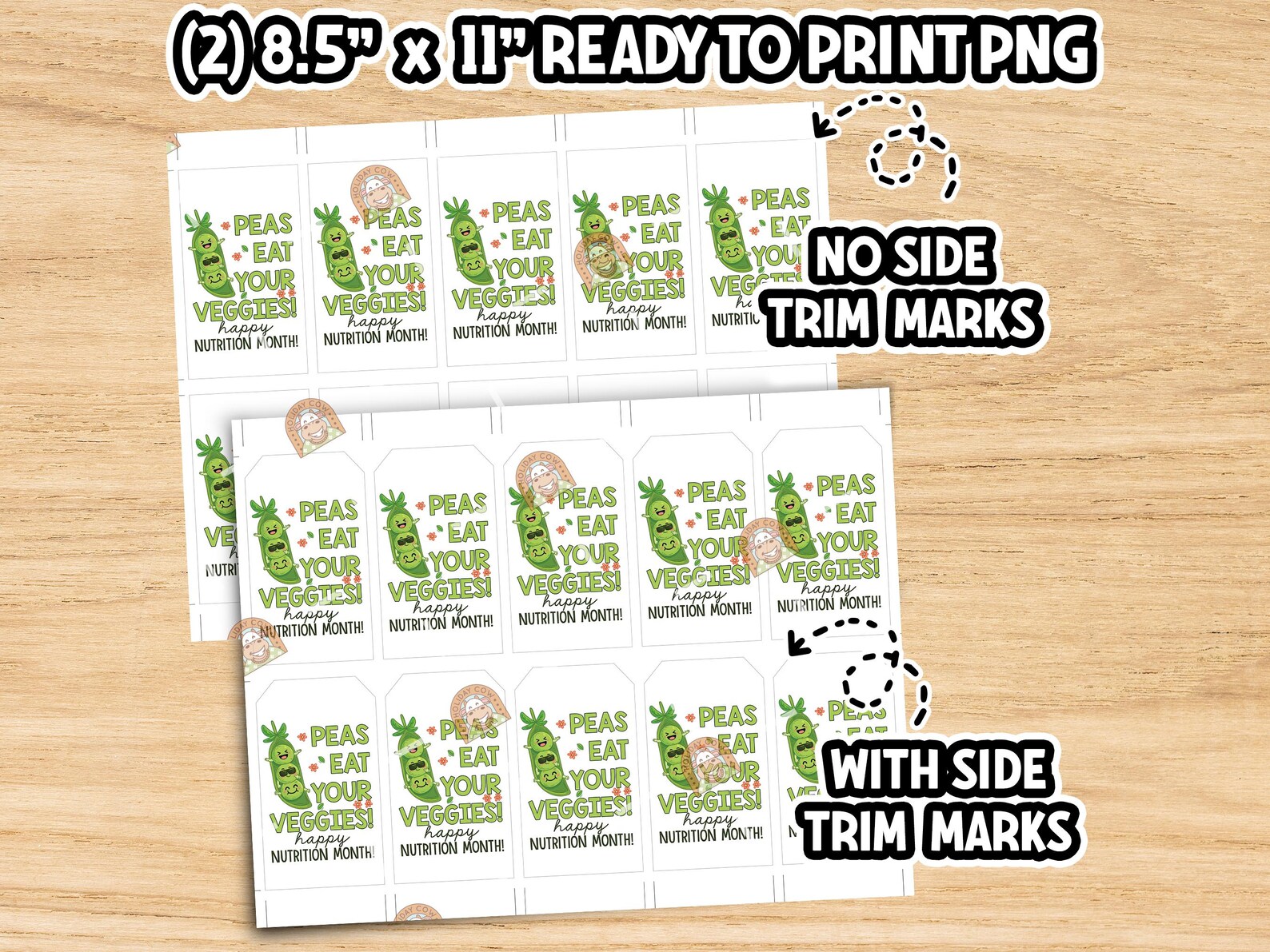 Printable Nutrition Month Gift Tag, School Nutrition Month Tag ...