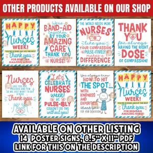 Nurse Gift, Printable Nurse Appreciation, School Nurse Day Gift for ...