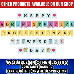 Administrative Professionals Cookie Tag Printable, Admin Cookie Tag ...