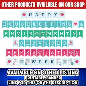 Housekeeping & Environmental Services Week Card for EVS Appreciation ...