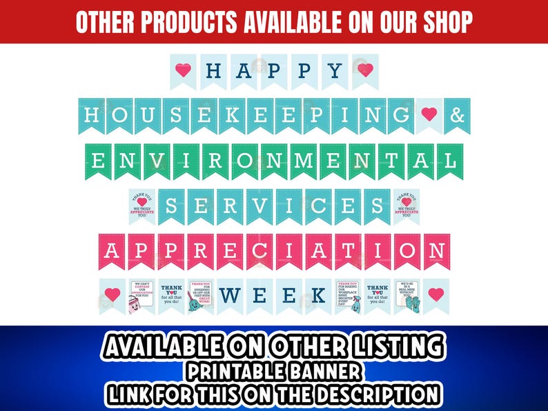 Housekeeping & Environmental Services Week Card for EVS Appreciation ...