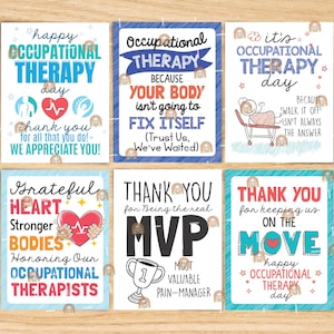 Occupational Therapy Day Signs Printable, Occupational Therapists Gift ...