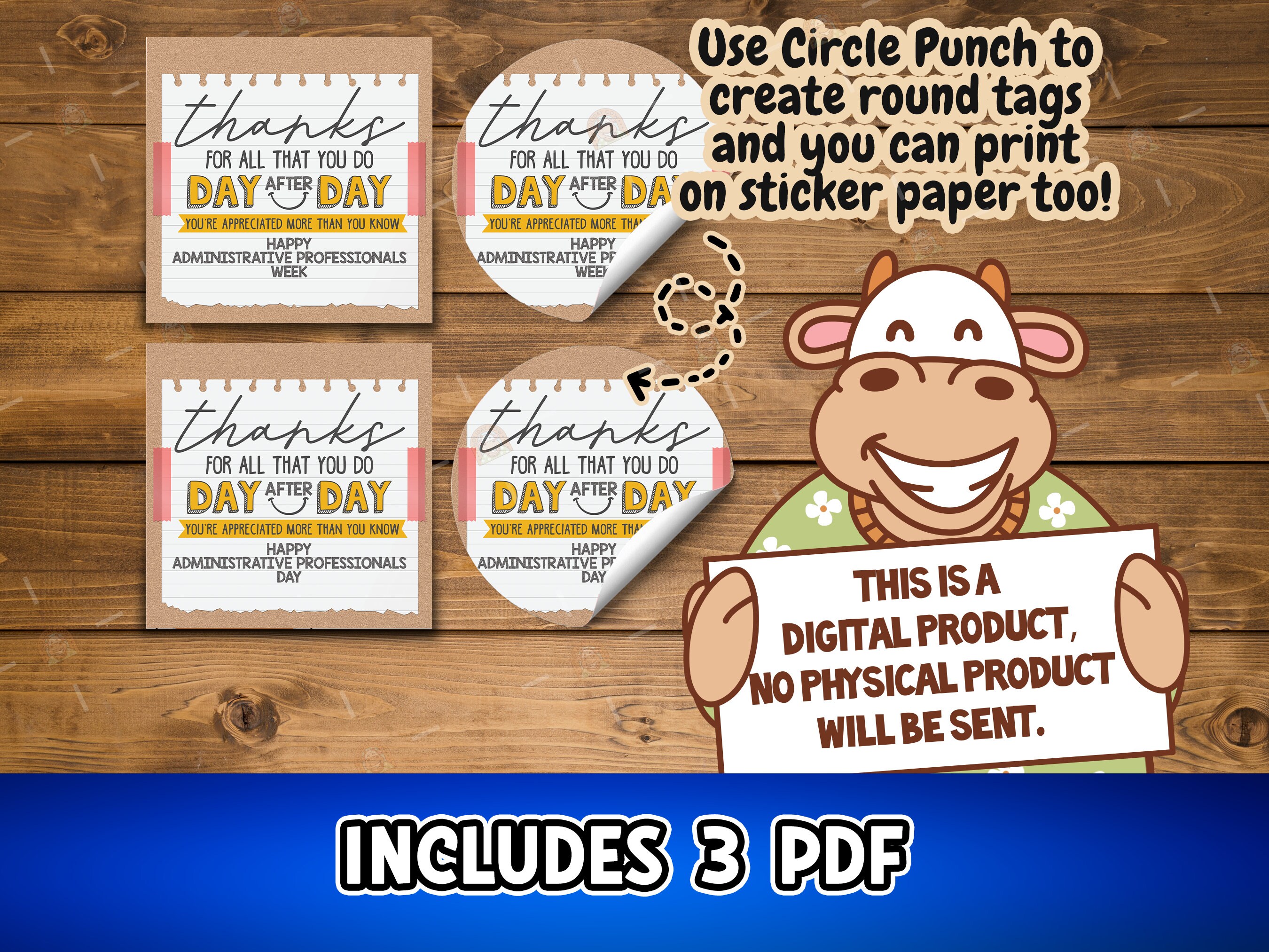 Administrative Professionals Day Tag, Administrative Professionals Day ...