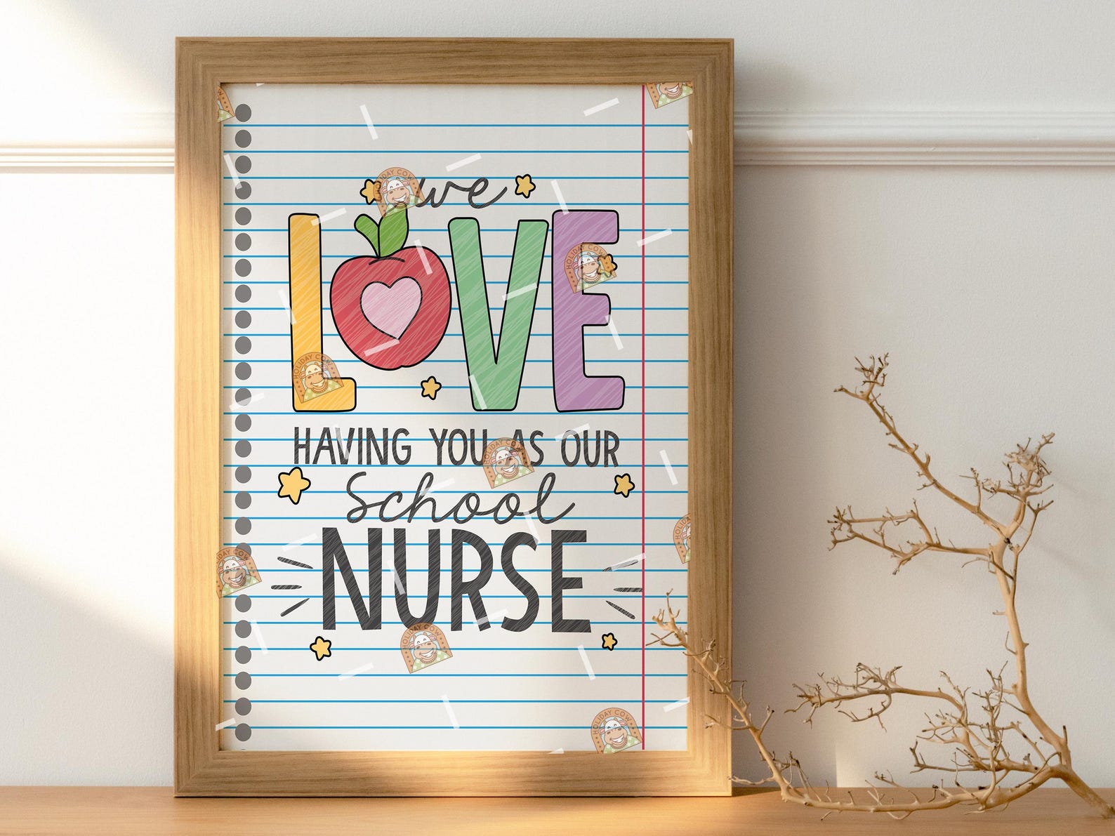 Printable School Nurse Gift, School Nurse Day Sign, School Nurse Day ...