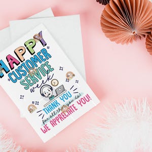 Customer Service Week Sign Printable, Happy Customer Service ...