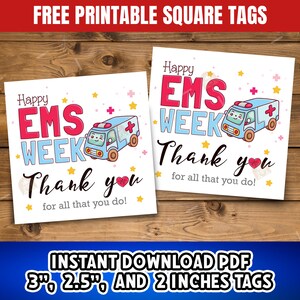 EMS Week Signs Printable Bundle, Ems Week Gifts, Ems Appreciation ...