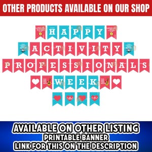 Activity Professionals Gift Tag, Printable Activity Professionals Week ...