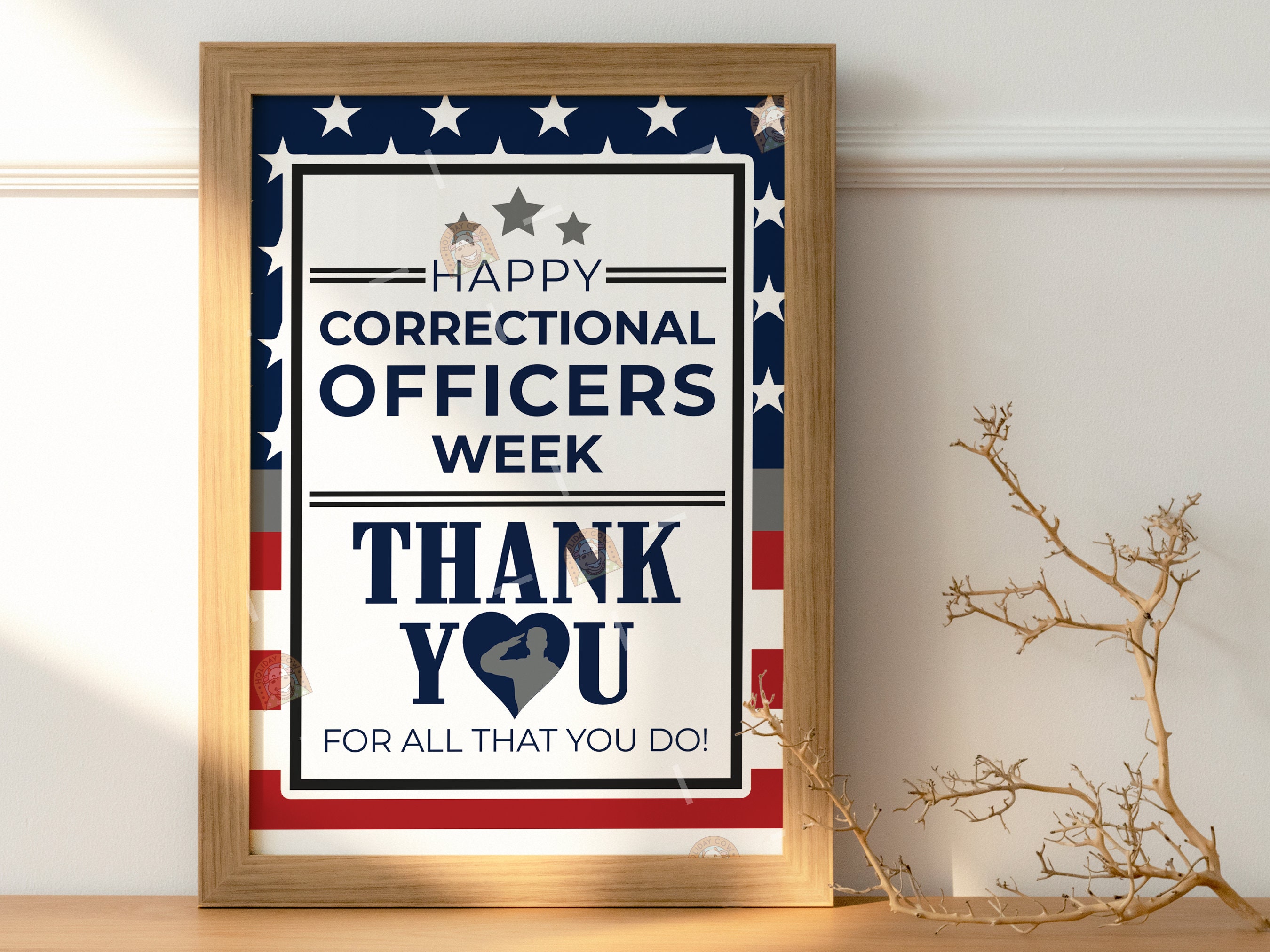 Correctional Officers Week Gift Printable, Correctional Officer Week ...