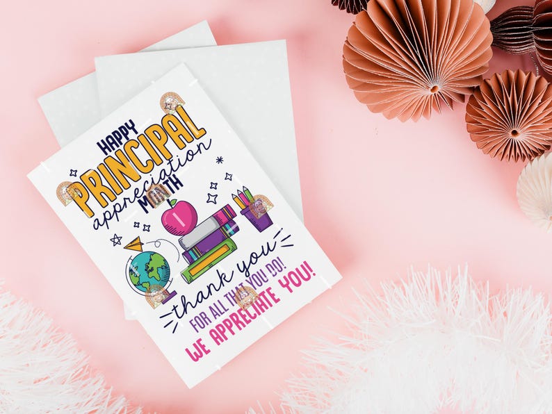 Principal Appreciation Month Card Printable, National Principals' Month ...