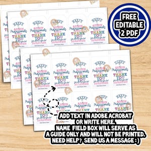 Printable Administrative Professionals Day Tag, Administrative ...