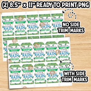 Funny Payroll Week Gift Tags Printable, National Payroll Week Tags ...