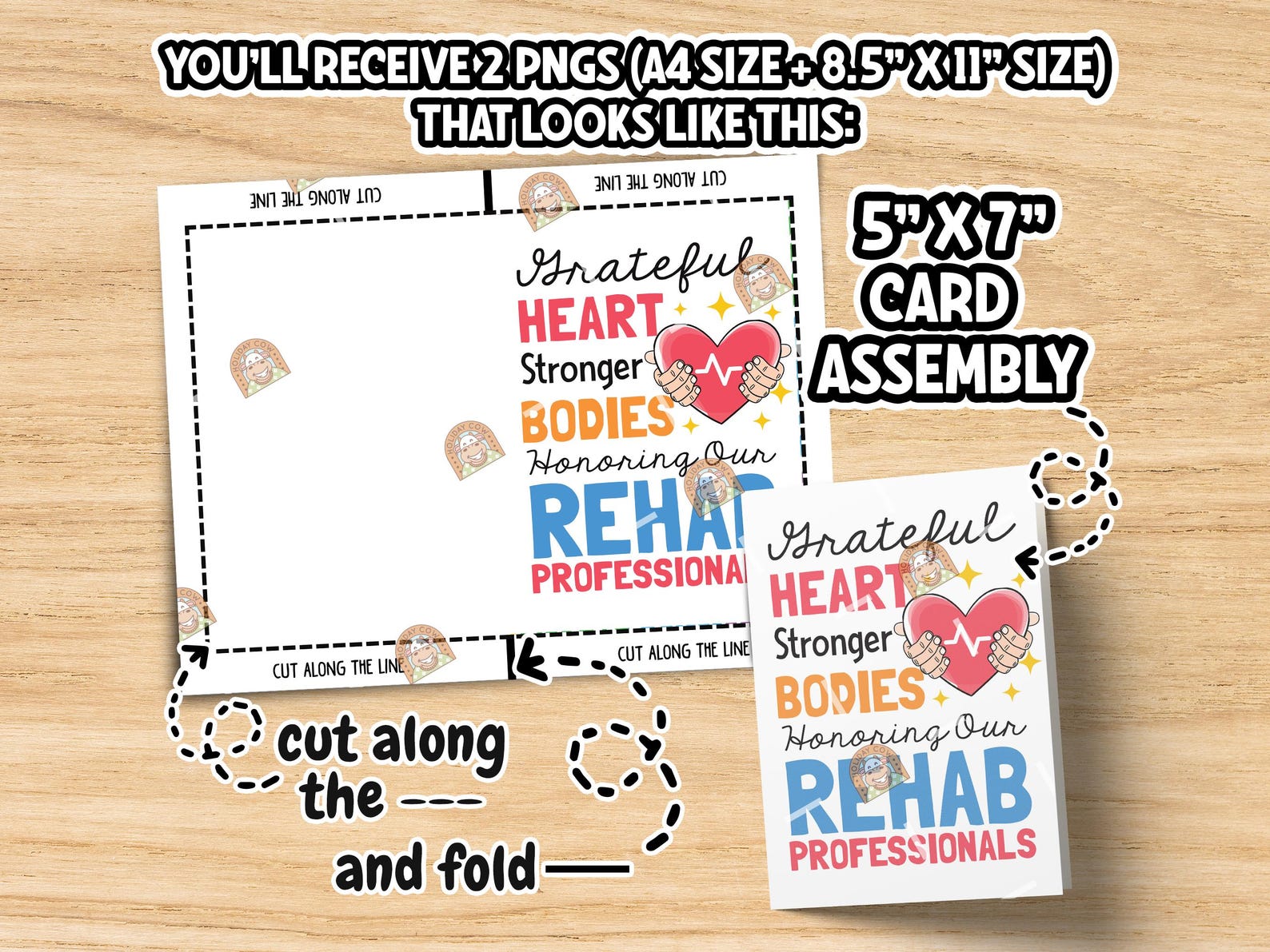 National Rehabilitation Week Card Printable, Happy Rehab Week Sign ...
