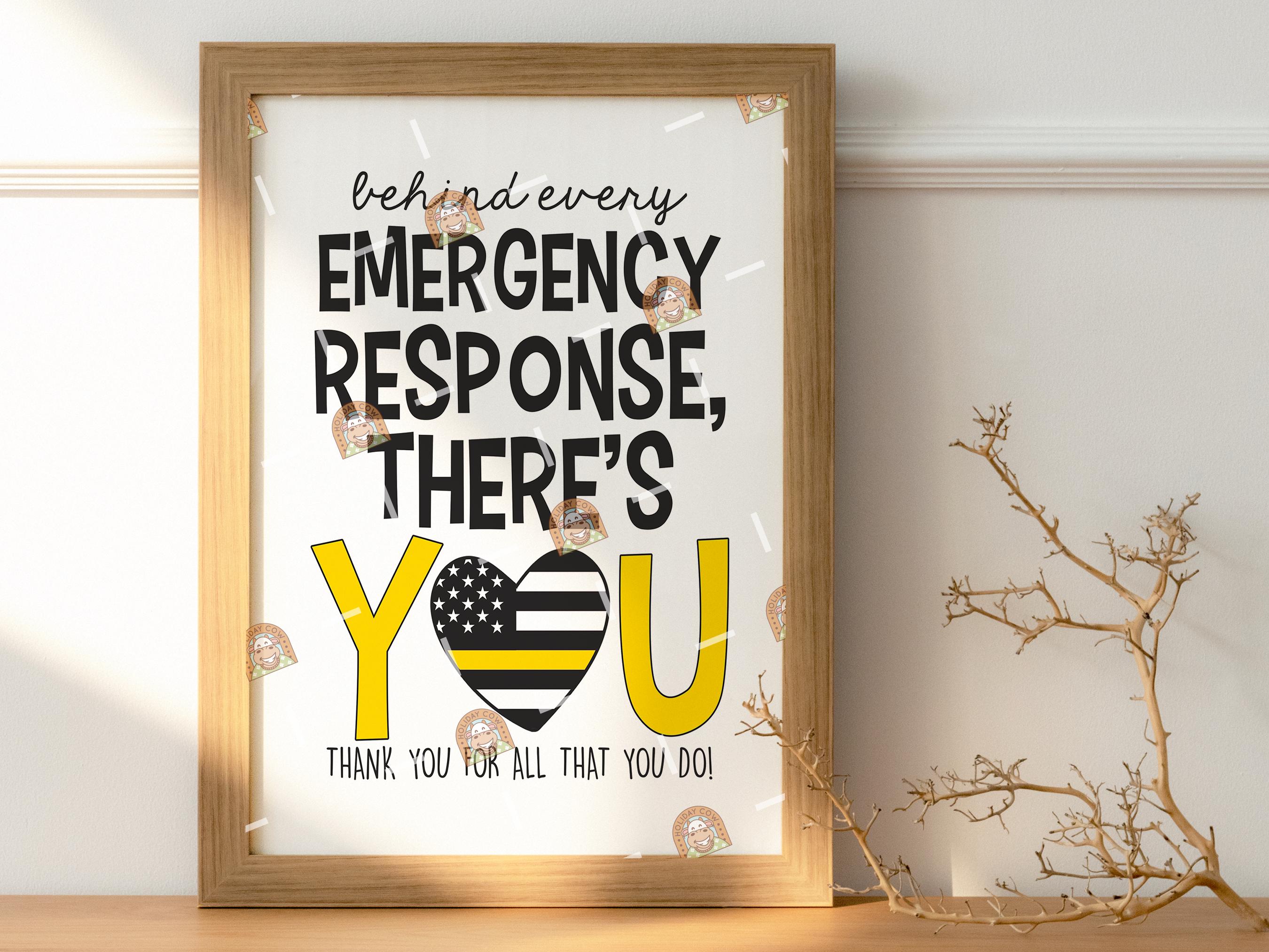 Public Safety Telecommunicators Gift, Printable Telecommunicators Week ...