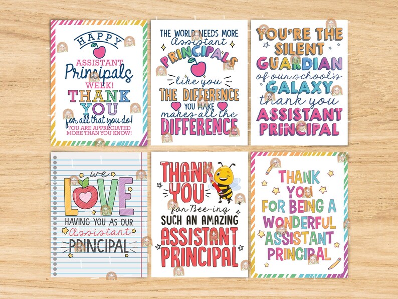 Assistant Principals Week Signs Printable, National Assistant ...