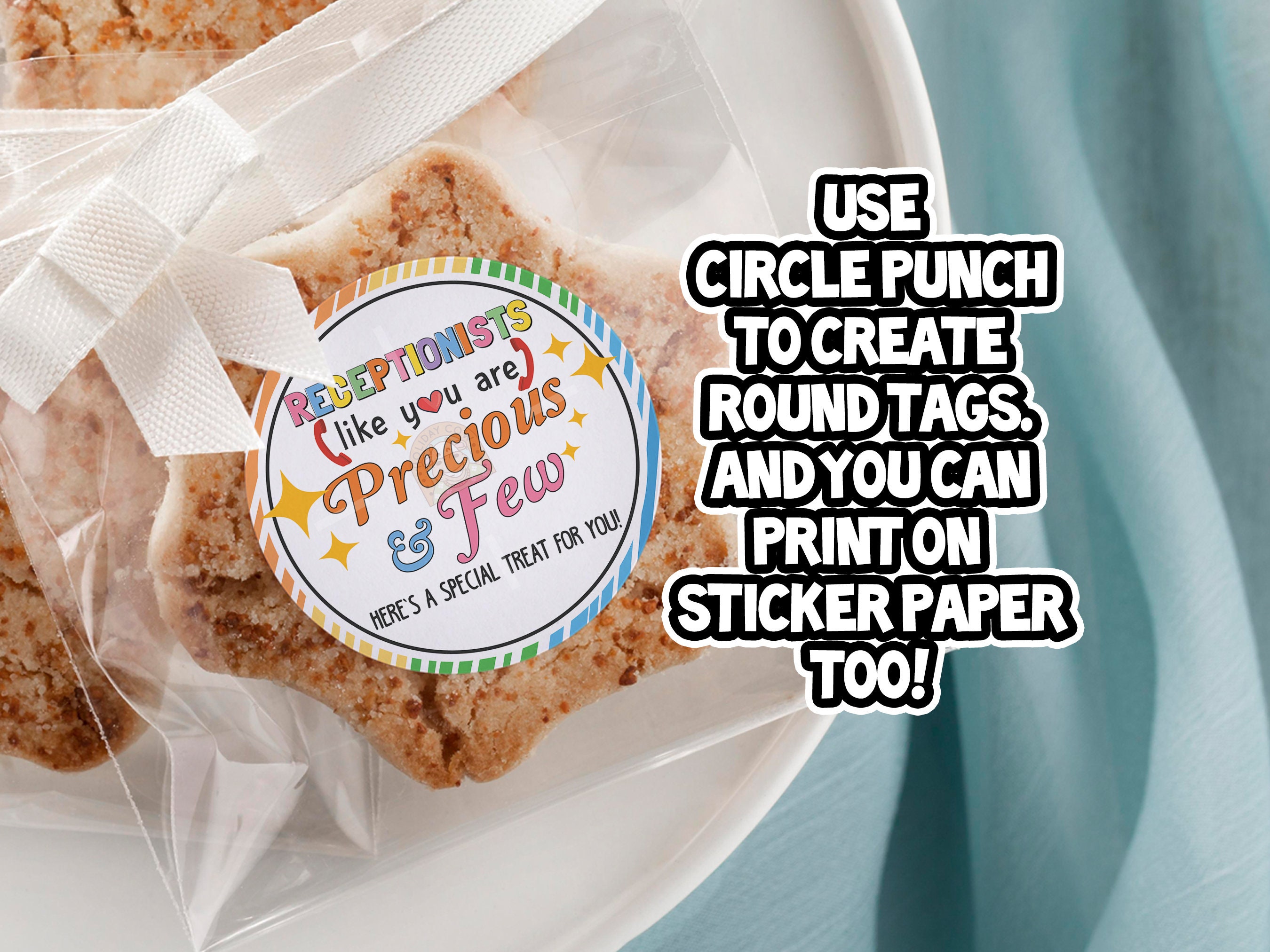 Receptionists Gift Tags Printable, Receptionists Day Tag, Receptionist ...