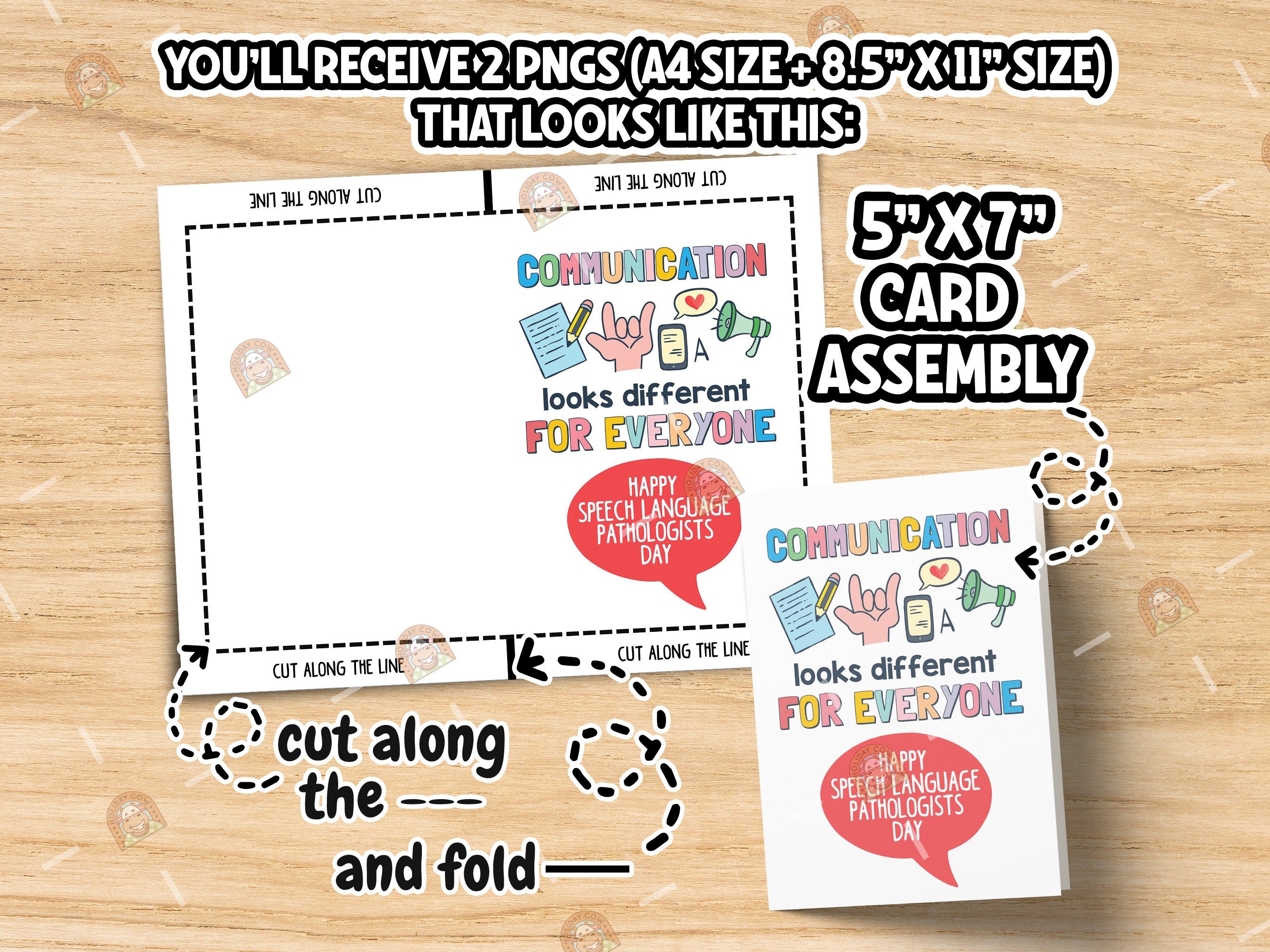 Speech Pathologist Card Printable, Speech Language Pathologist Gift ...