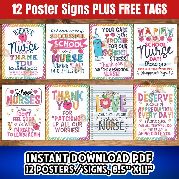 School Nurse Posters - Etsy