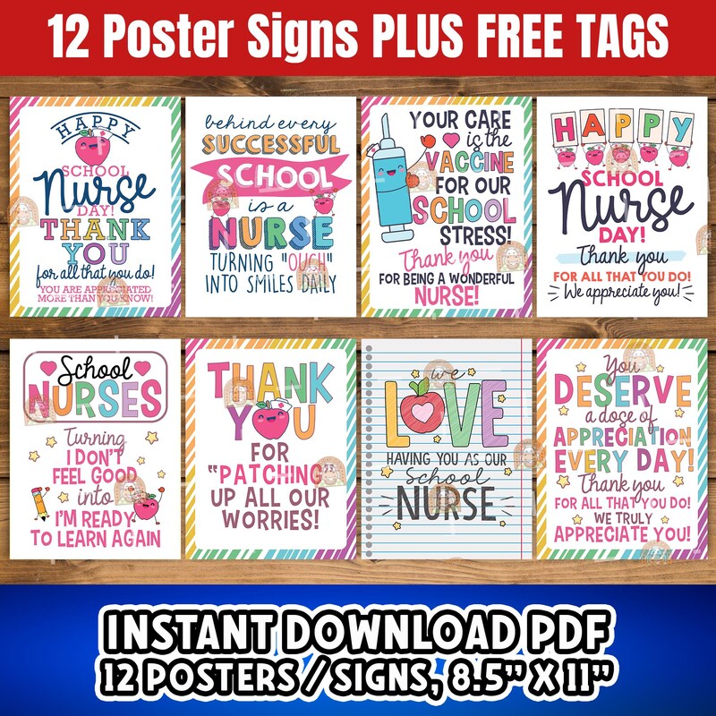 School Nurse Sign - Etsy