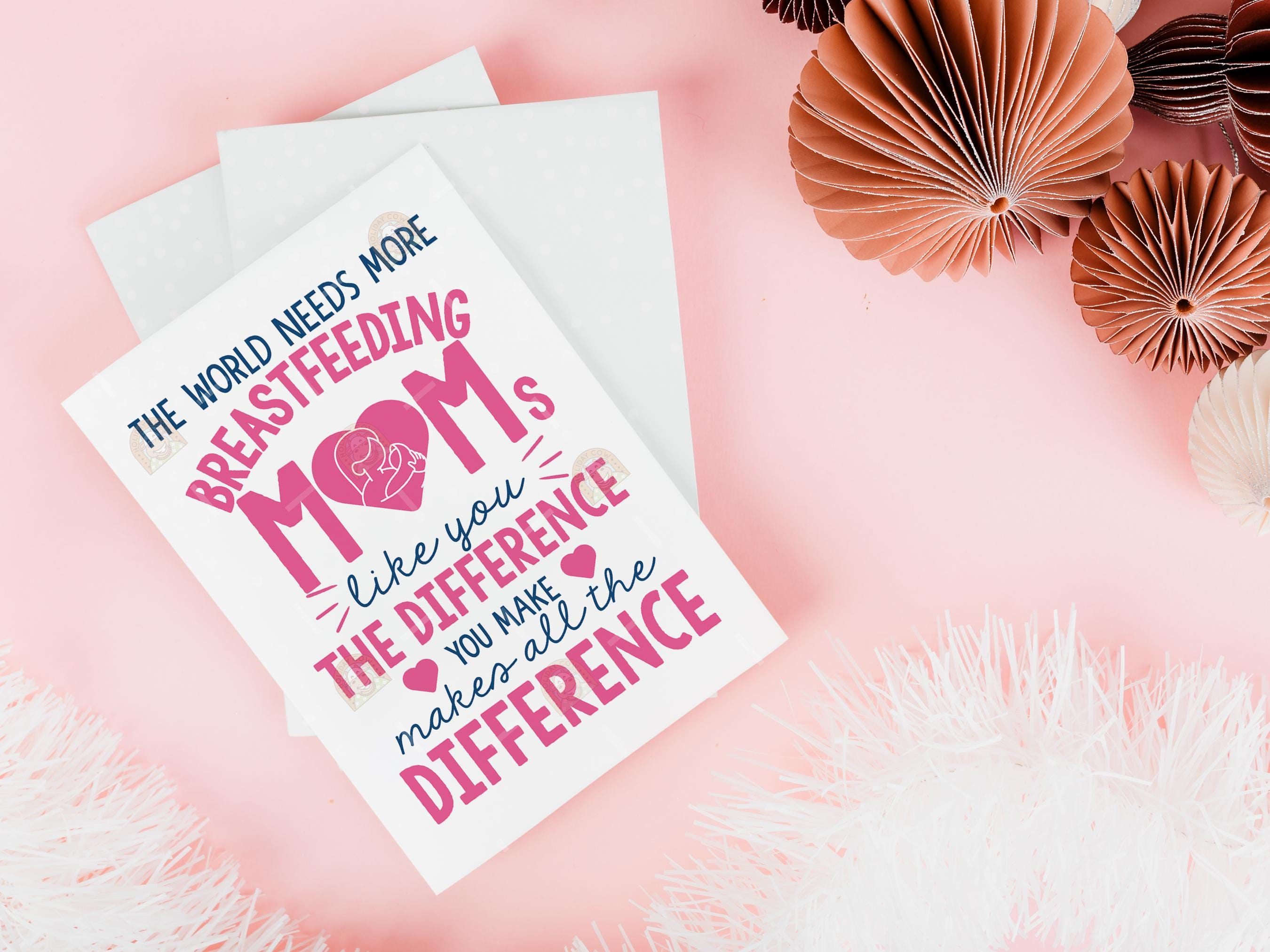 Breastfeeding Mom Gift, Printable Breastfeeding Month Sign, World ...