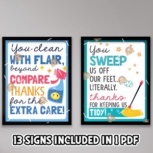 Housekeeping & Environmental Services Appreciation Week Sign Printable ...