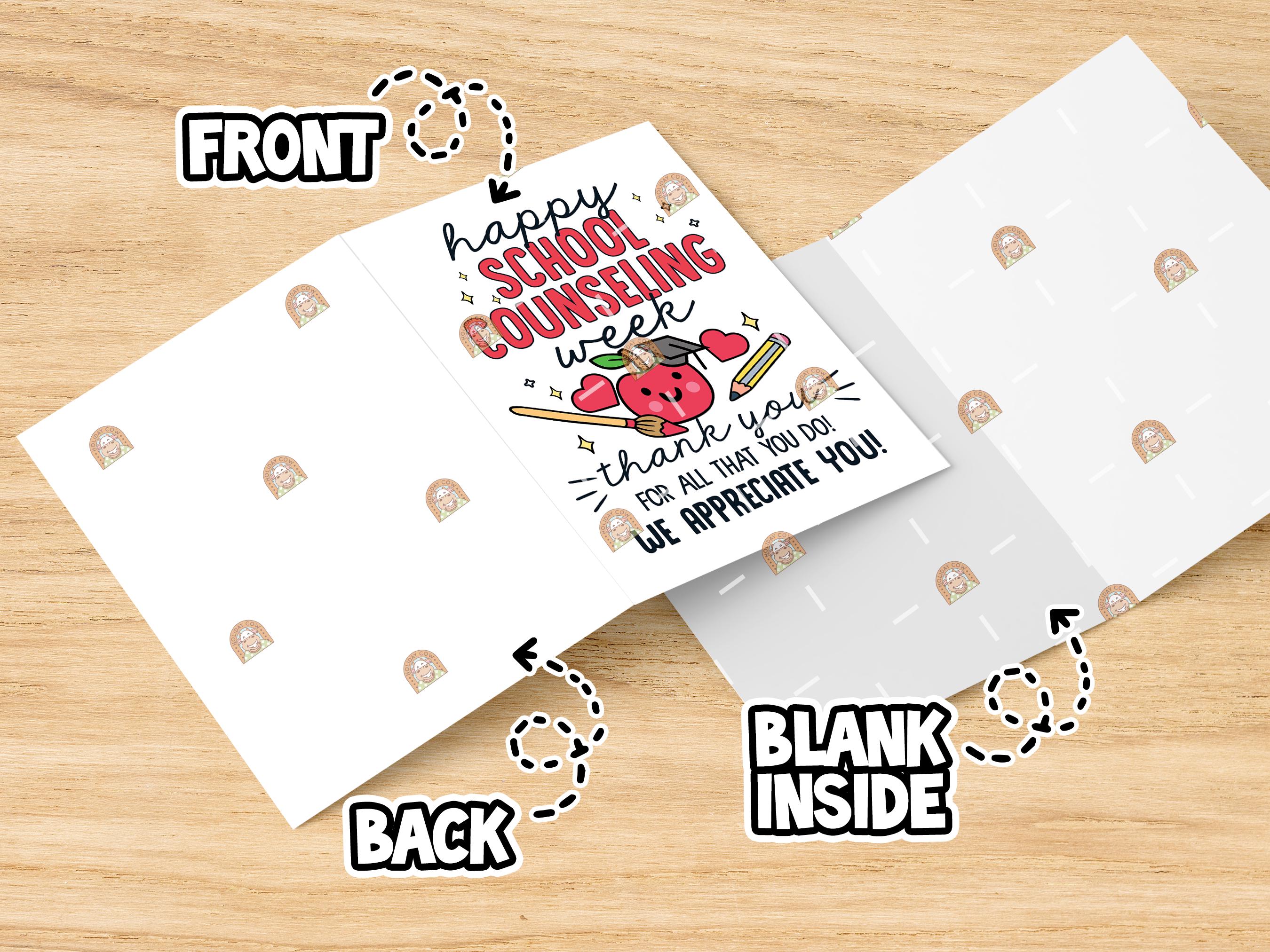 School Counseling Week Gifts, Printable National School Counselor Week ...