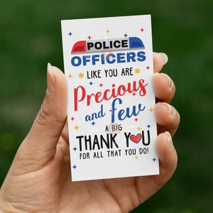 Police Week Tags Printable, National Police Officers Week Gift Tag ...