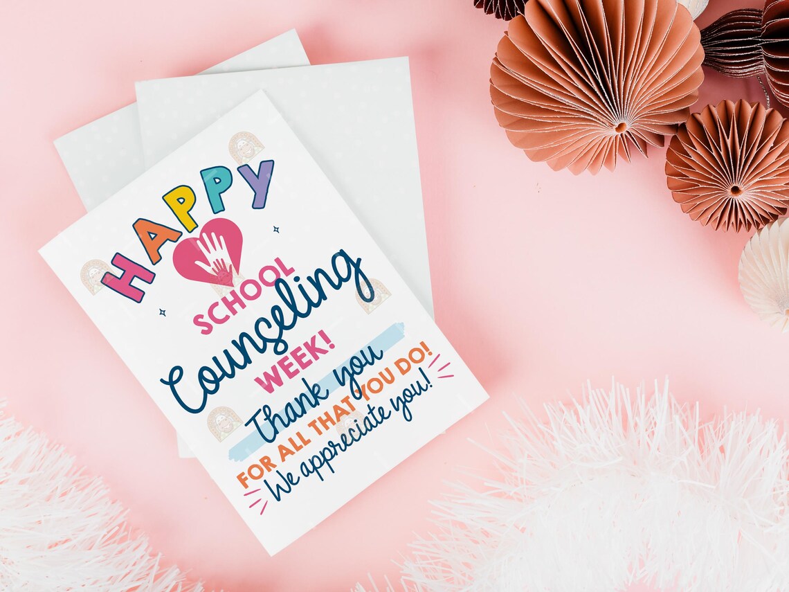 School Counseling Week Sign, Printable School Counselor Appreciation ...