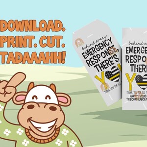 Public Safety Telecommunicators Gift Tag Printable, Telecommunicators ...