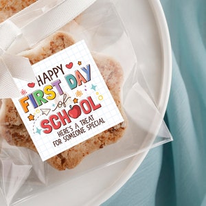 First Day of School Tag, Back to School Tags Printable, 1st Day School ...