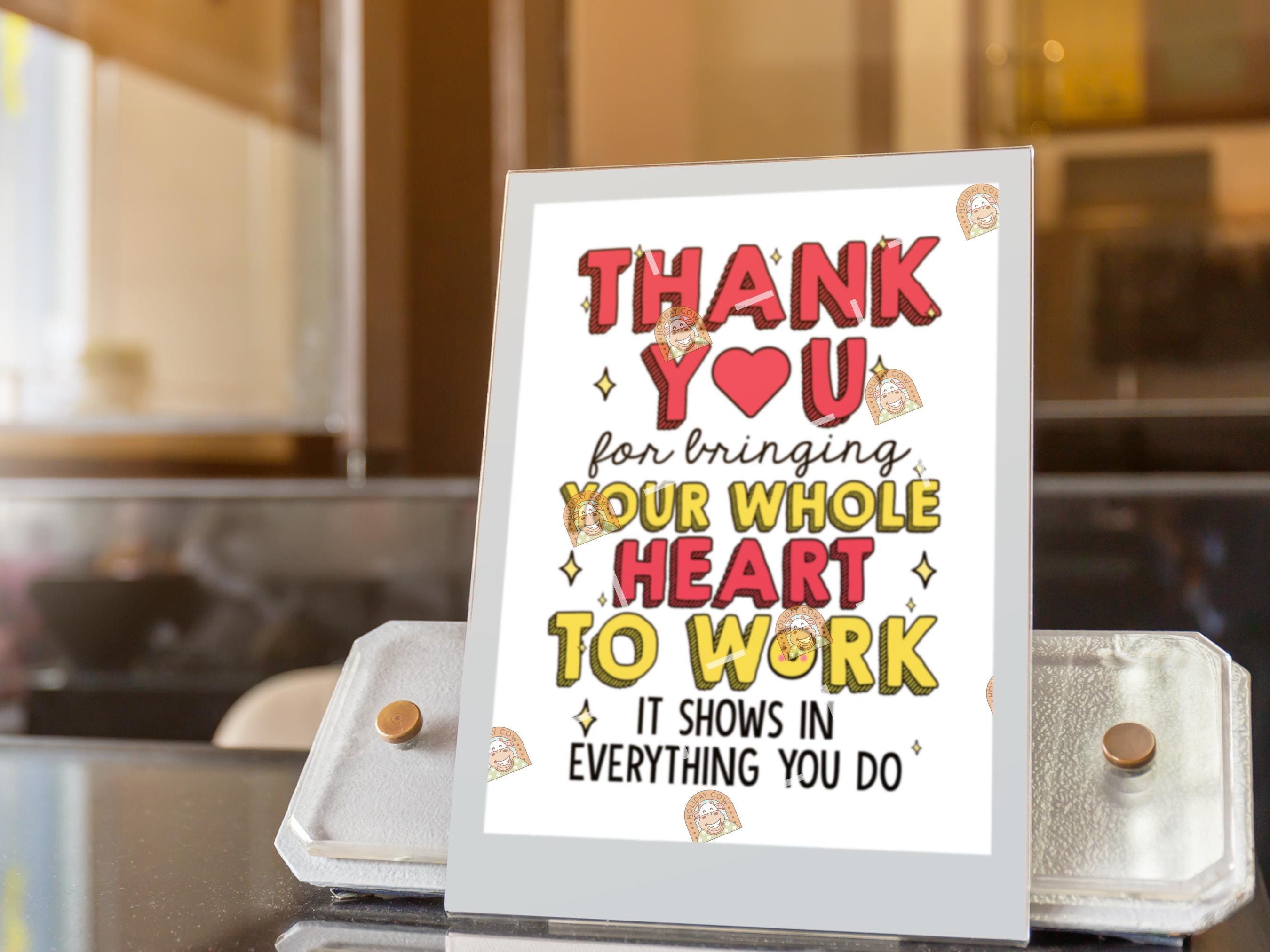Employee Appreciation Week Posters Printable, Employee Gift, Employee ...