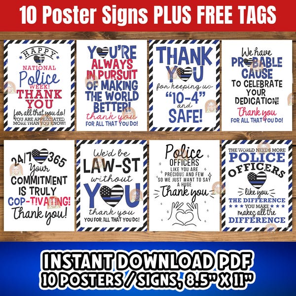 Police Appreciation - Etsy