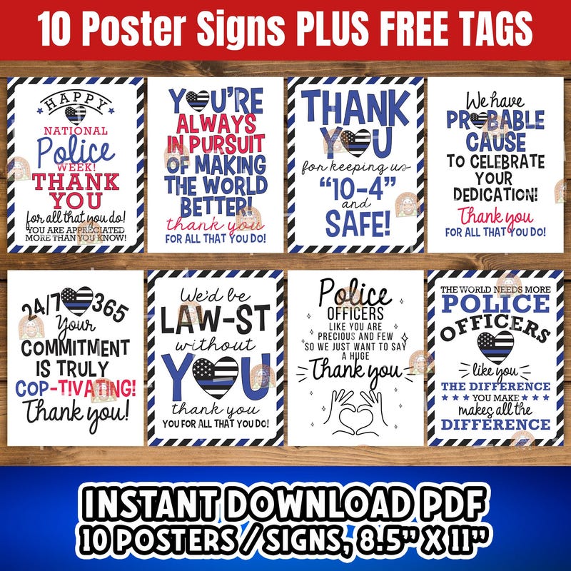 Police Appreciation - Etsy