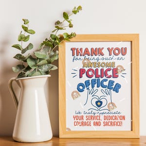 Law Enforcement Appreciation Day Signs Printable, LEAD Signs, Law ...