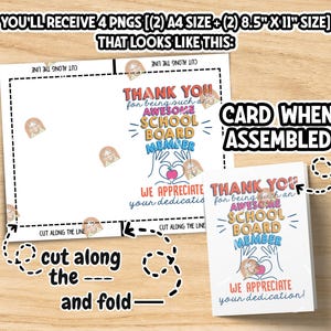 School Board Member Gifts, Printable School Board Recognition Month ...