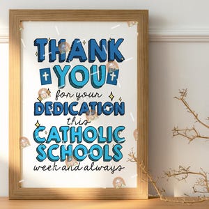 Catholic Schools Week Card Printable, Catholic Schools Week Gift ...