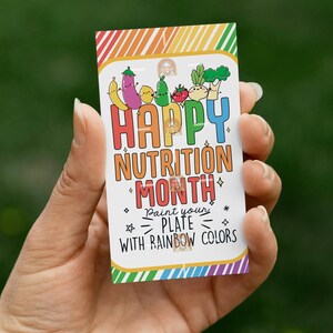 Nutrition Month Gift Tag Printable, School Nutrition Month Tag ...