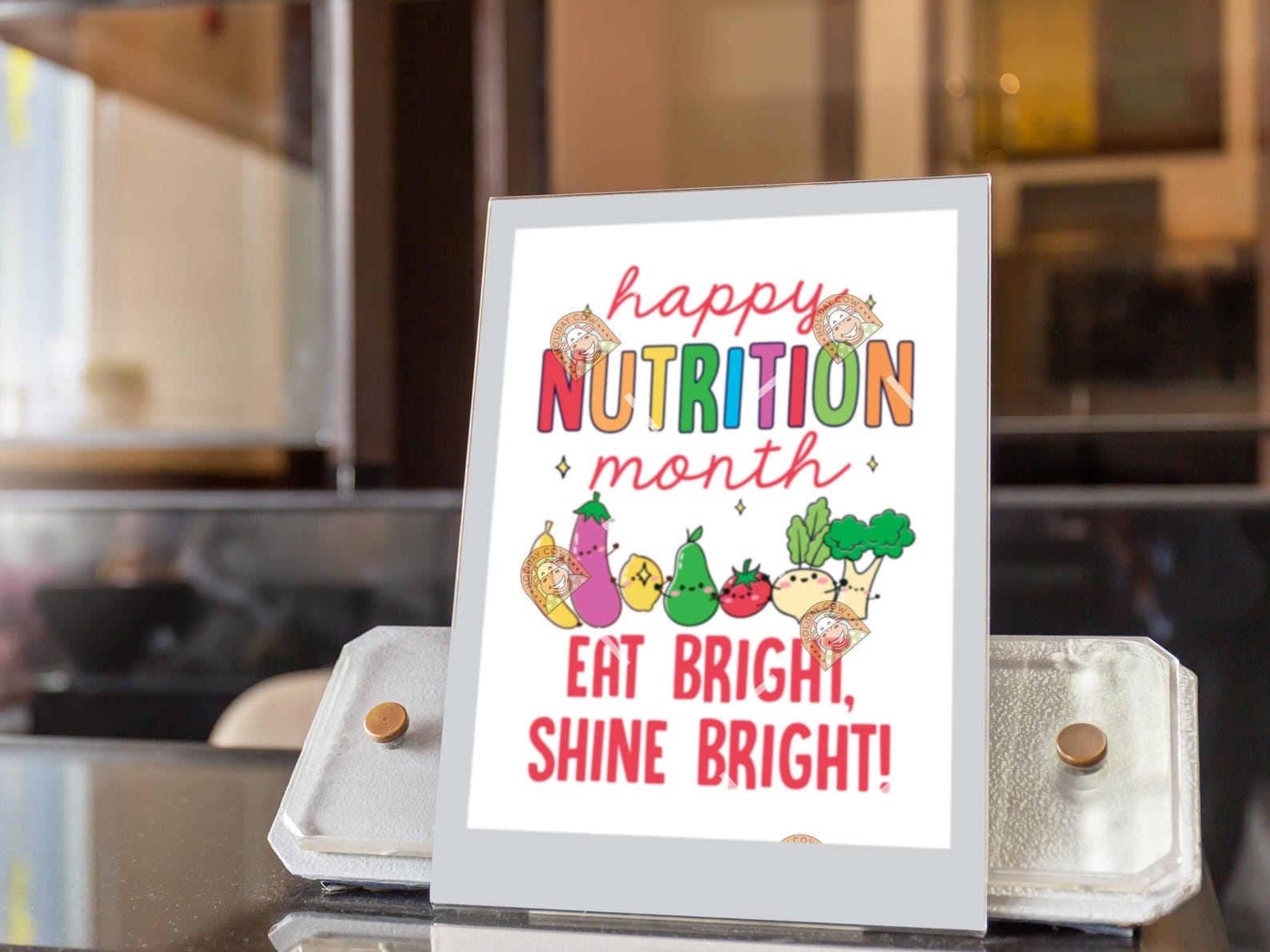 Nutrition Month Sign Printable, School Nutrition Month Décor, Nutrition ...