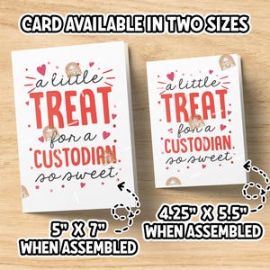Custodian Valentine Gift, Printable Valentine Card for Custodian, Thank ...