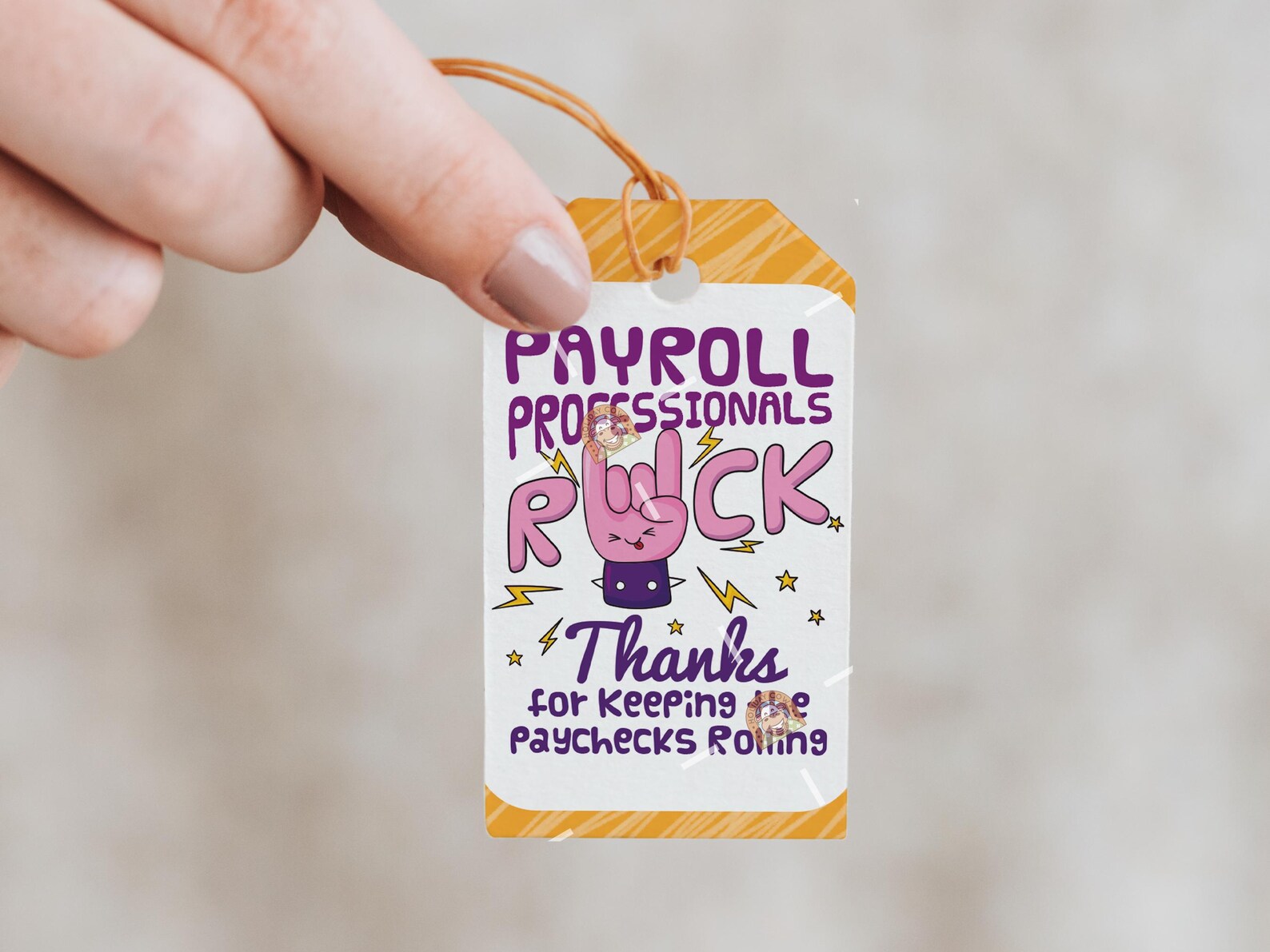 National Payroll Week Tag Printable, Payroll Week Gift Tags, Payroll ...