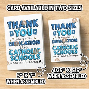 Catholic Schools Week Card Printable, Catholic Schools Week Gift ...