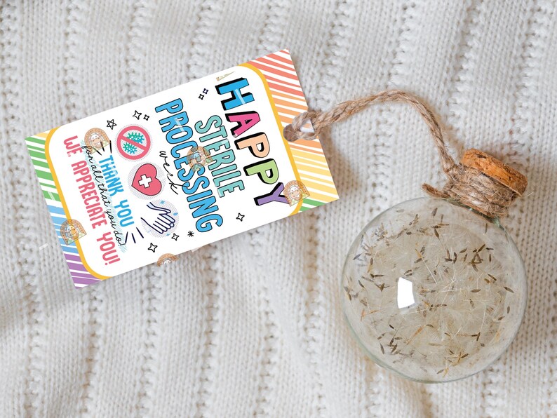 Sterile Processing Week Printable Tags , Sterile Processing Tech Gift ...